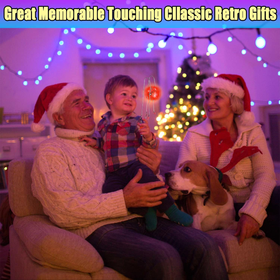 3PCS Retro Magic Rail Twirler - Light up Magnetic Gyro Wheel for Kids ...