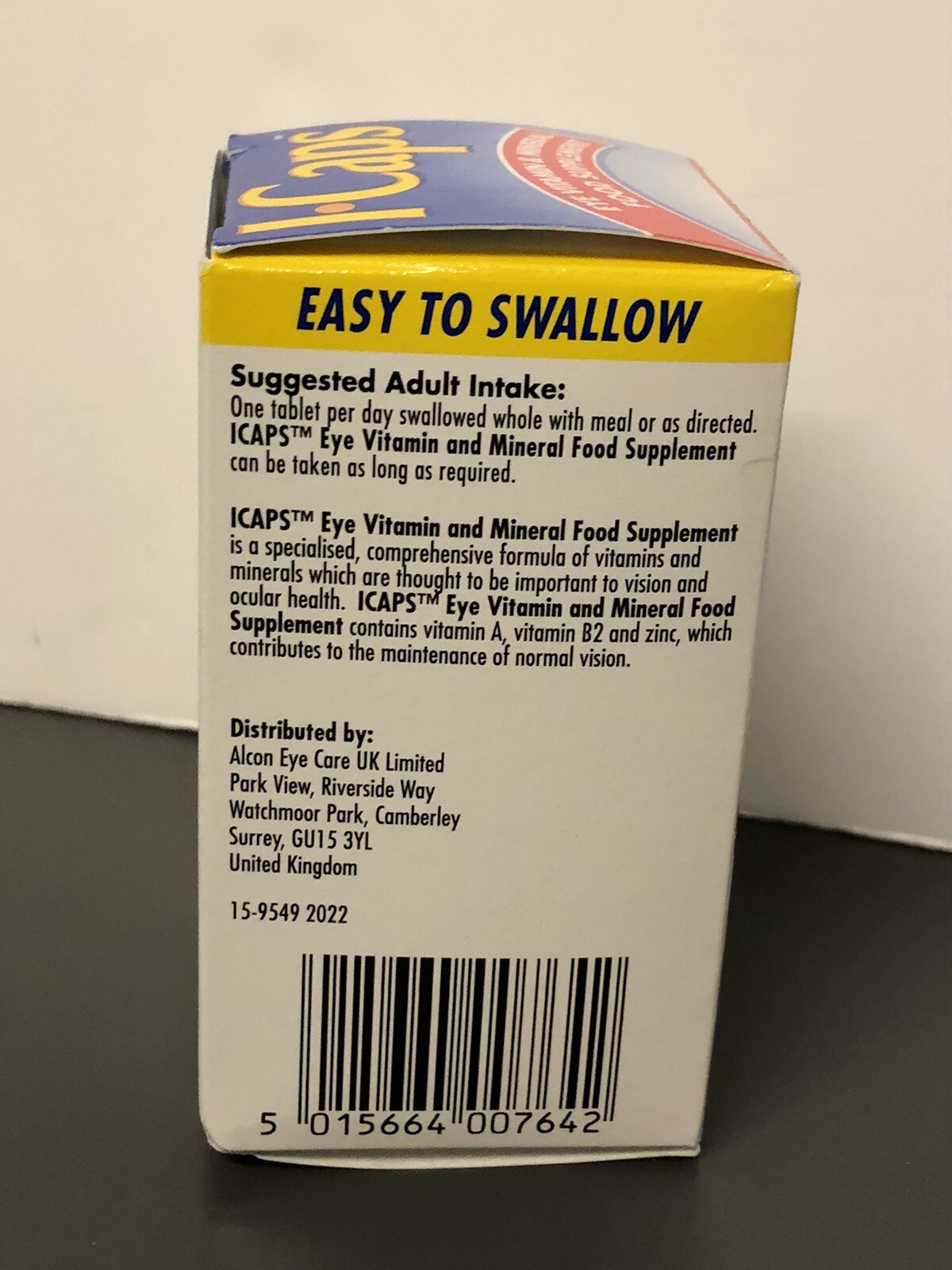 Alcon I-Caps Eye Vitamin And Mineral Supplement - 30 Delayed-Release ...