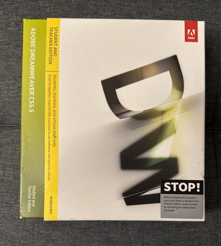 Adobe DreamWeaver CS5.5 Student & Teacher Edition Edition - Version for ...