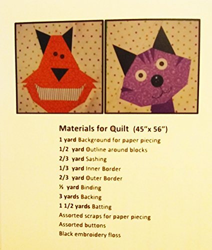 Crazy Cats Pattern Multi 9" x 6" | eBay