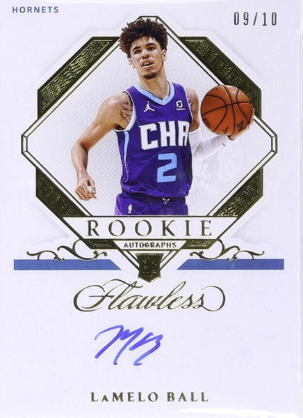 2020-21 Panini Flawless - Flawless Autographs Gold #AUT-2 LaMelo Ball ...