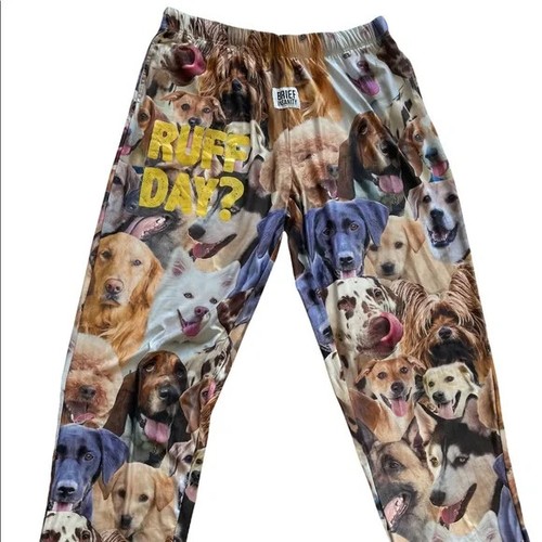 BRIEF INSANITY Pants Ruff Days Dog Faces Assorted Dog Faces Graphic ...