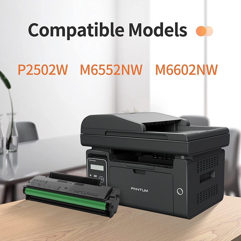 Pantum PB-211 Black Compatible Toner Cartridge for P2500 M6550 M6600 ...