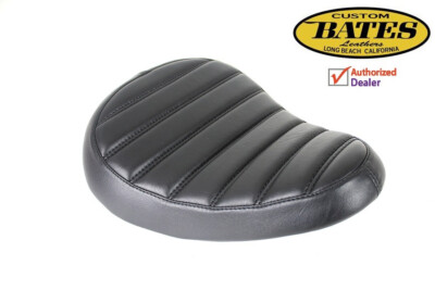 Bates Tuck and Roll Solo Saddle Seat Chopper Springer Softail Rigid | eBay