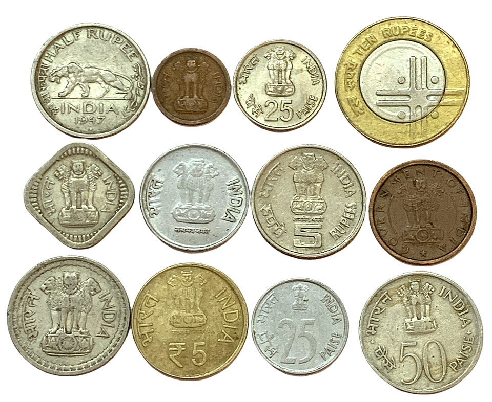 15 Assorted Indian Coins Random Pick Mixed Year Old Modern Lot | eBay