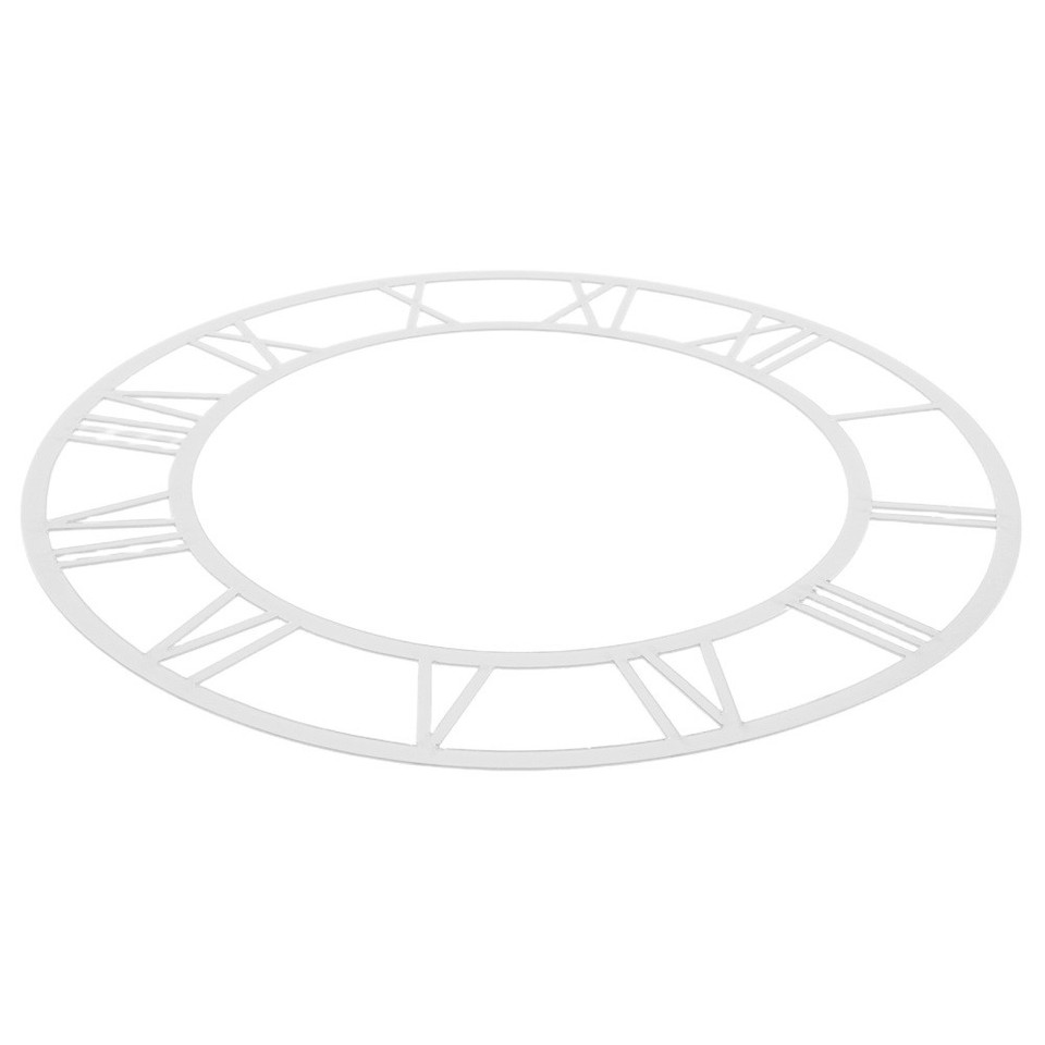Round Clock Dial Replacement with Roman Numerals Face for Diy Decal ...