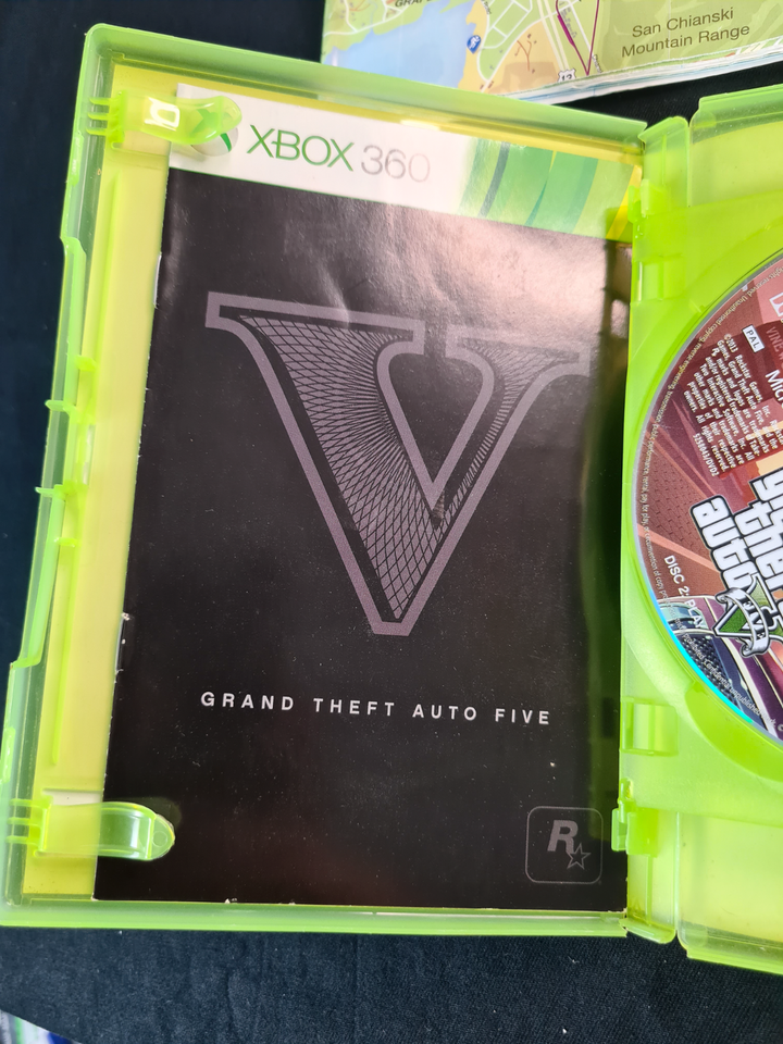 Grand Theft Auto V 5 PAL (Xbox 360) ~ Complete + Map / Very Good ...