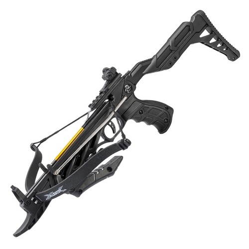 80lbs Hunting Self Cocking Pistol Crossbow 185+ FPS Grip bow All Black ...
