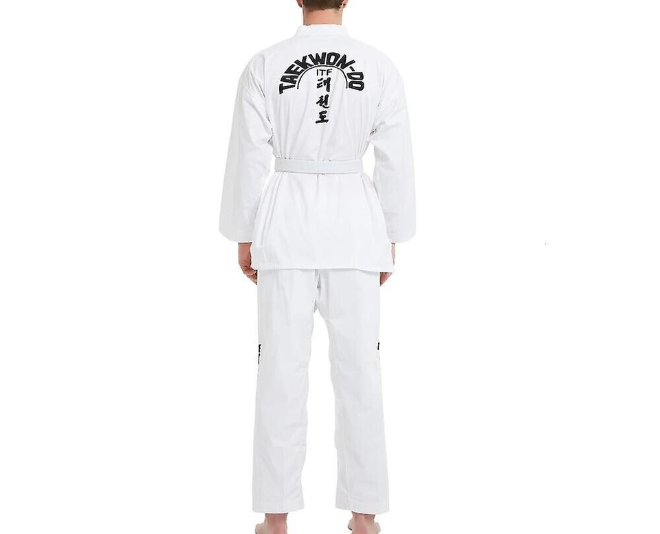 Martial Sports Traditional Taekwondo ITF Uniform Gi, White, Free Belt, Free Ship | eBay