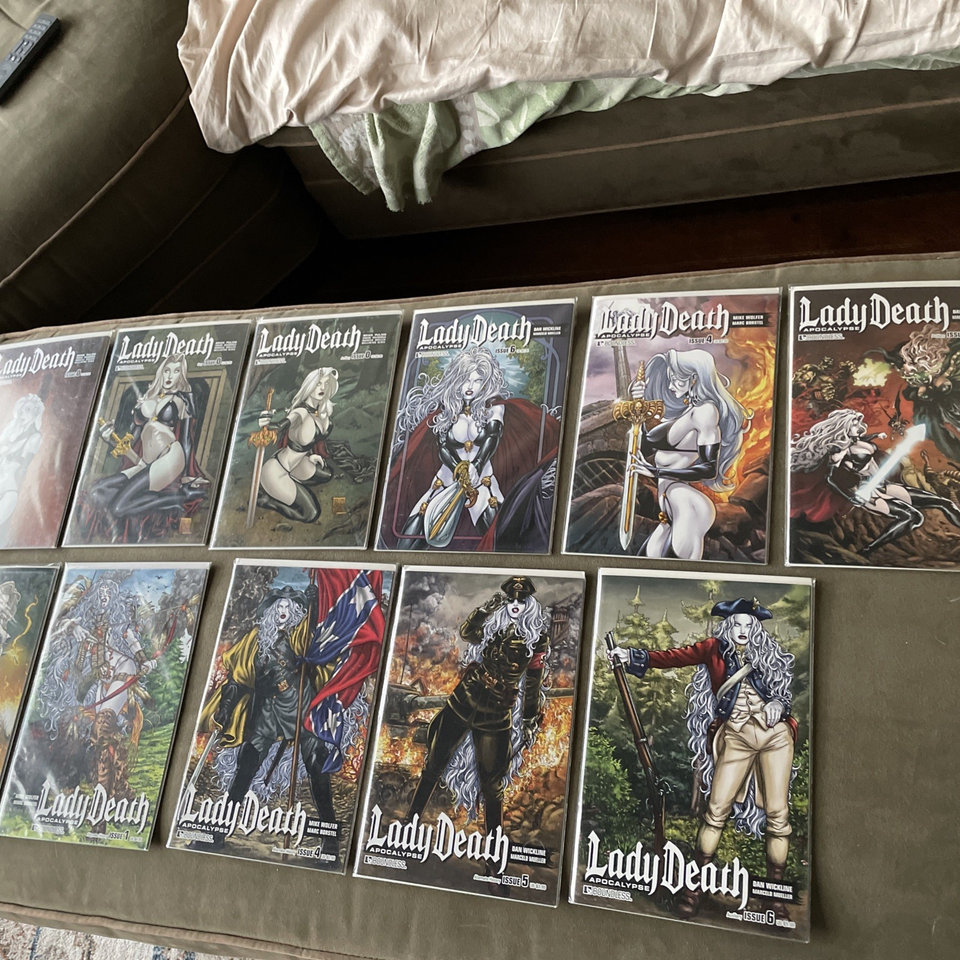 LADY DEATH Comics Apocalypse #0 Sexy Auxiliary Blazing hot #1 #4 - 6 BOUNDLESS | eBay