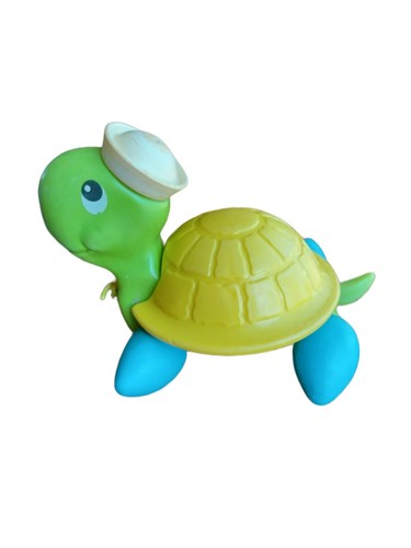 1970s Fisher Price Tag Along Turtle pull toy Retro plastic Works | eBay