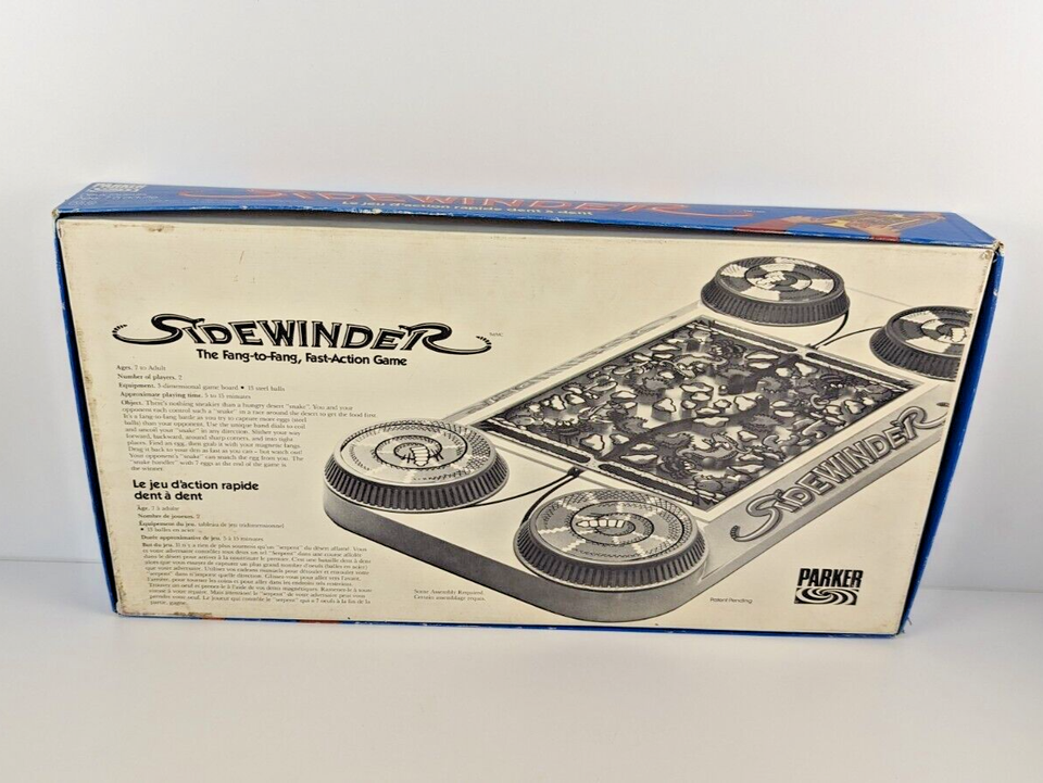 Sidewinder Board Game Parker Brothers 1983 Complete | eBay