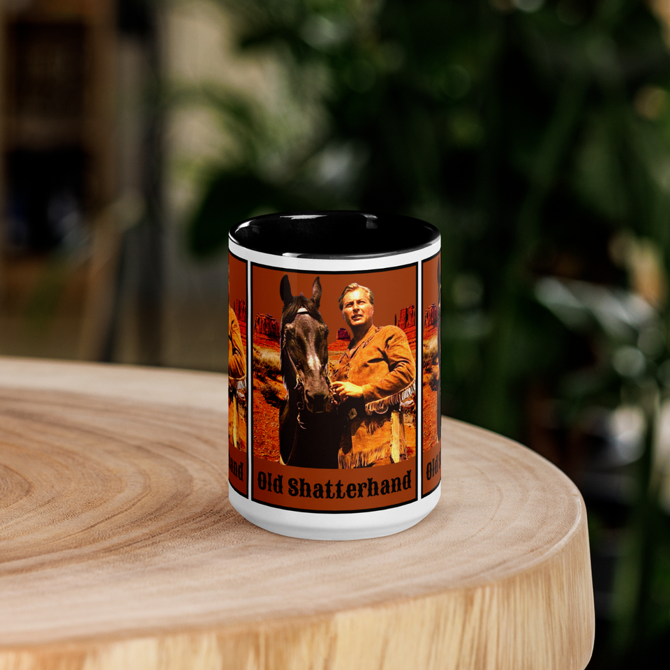 Old Shatterhand Lex Barker Karl May Western hero FAN ART HQ Coffee Mug ...