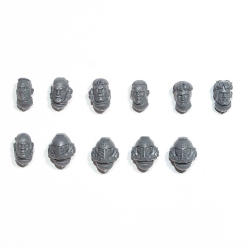Warhammer 40K Black Templars Crusader Squad Heads x 11 Bits (Bitz) | eBay