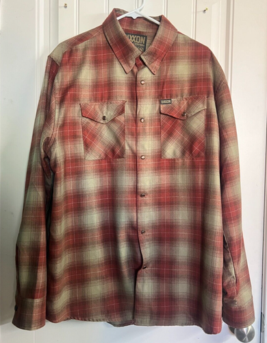 DIXXON FLANNEL JUAREZ XL SUPER WORN ONCE RUSTY RED PERFECT a | eBay