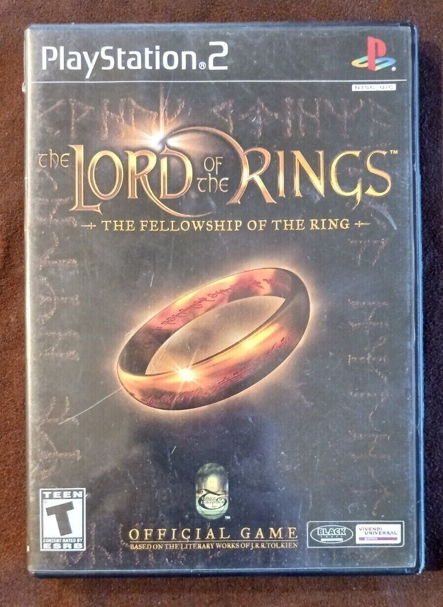 Lord of the Rings: Fellowship of the Ring (PlayStation 2 PS2) Complete ...