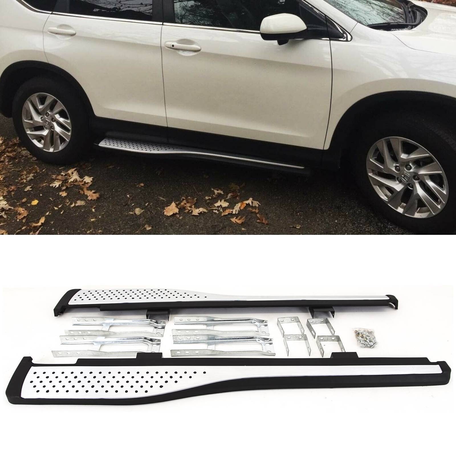 Fits Honda CRV 2012-2015 Running Boards Side Steps & Fitting Kit | eBay