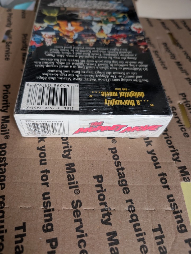 THE MUPPET MOVIE (vhs) Still in Shrink-wrap - Never Opened - NIB, MIB ...
