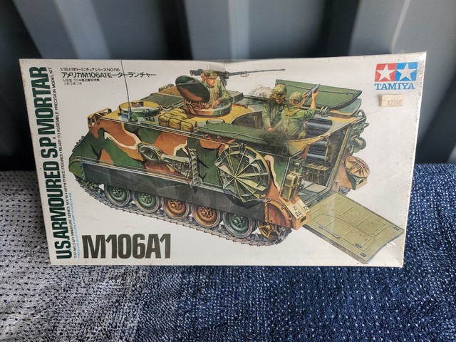 Tamiya US Armored S.p. Mortar M106a1 Model Kit Boxed 1/35 35116 for ...