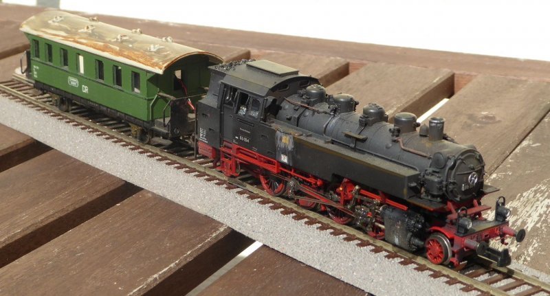 Fleischmann 4087 Steam Br 86 184 Dr Ep.3 DCC Sound, Aged, Burnished ...