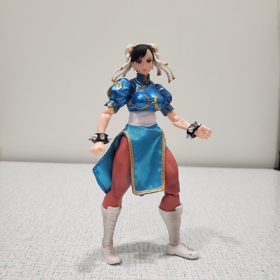 KC-CL-SKT-LB: 1/12 Light Blue Skirt for S.H.Figuarts Street Fighter ...