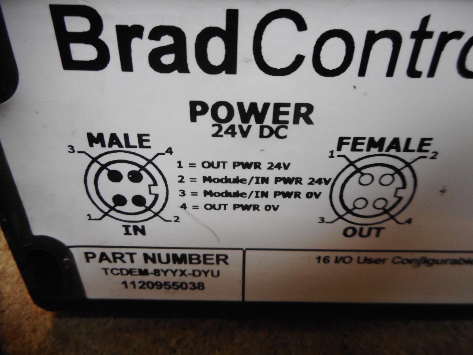 MOLEX BradControl -- MODBUS TCP 8 Port -- 16 Channel I/O MODULE TCDEM ...