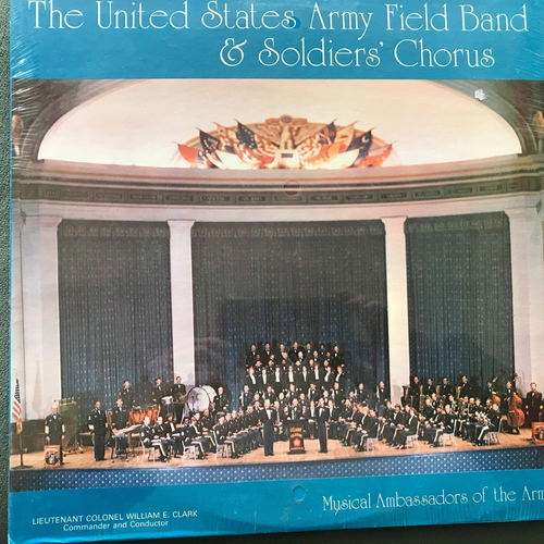 United States Army Field Band & Soldiers Chorus Vinyl LP Record Album ...