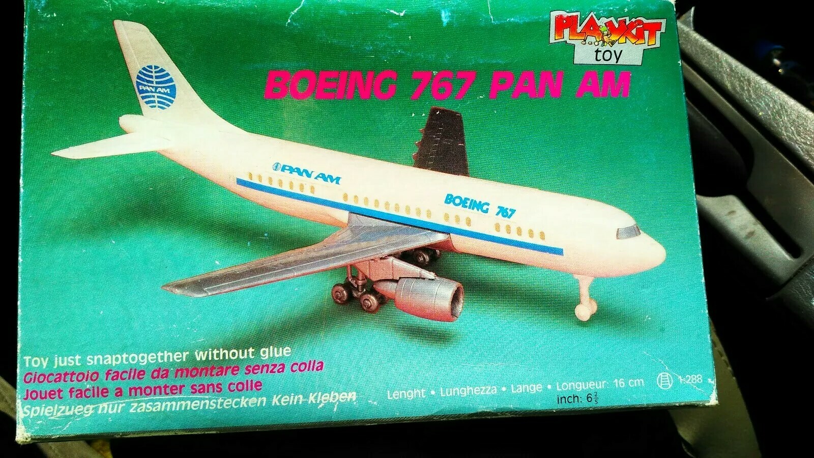 Pan am Civilian Airliner BOEING 767 Model Kit open box very rare | eBay