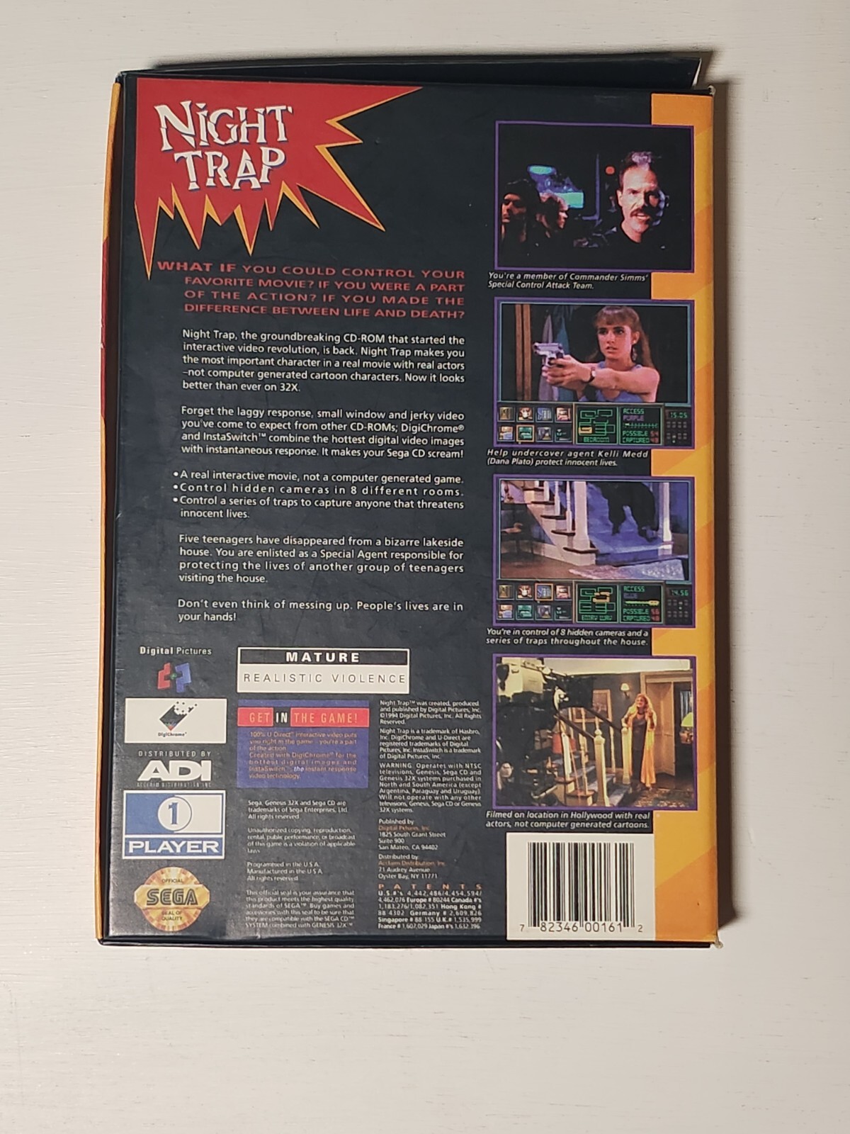 Night Trap (Sega 32X, 1994) for sale online | eBay