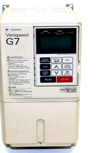 NEW Yaskawa CIMR-G7A23P7 General Purpose Varispeed G7 Inverter 3PH 200V ...