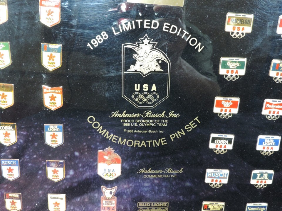 1988 ANHEUSER BUSCH LIMITED EDITION COMMEMORATIVE PIN SET | eBay