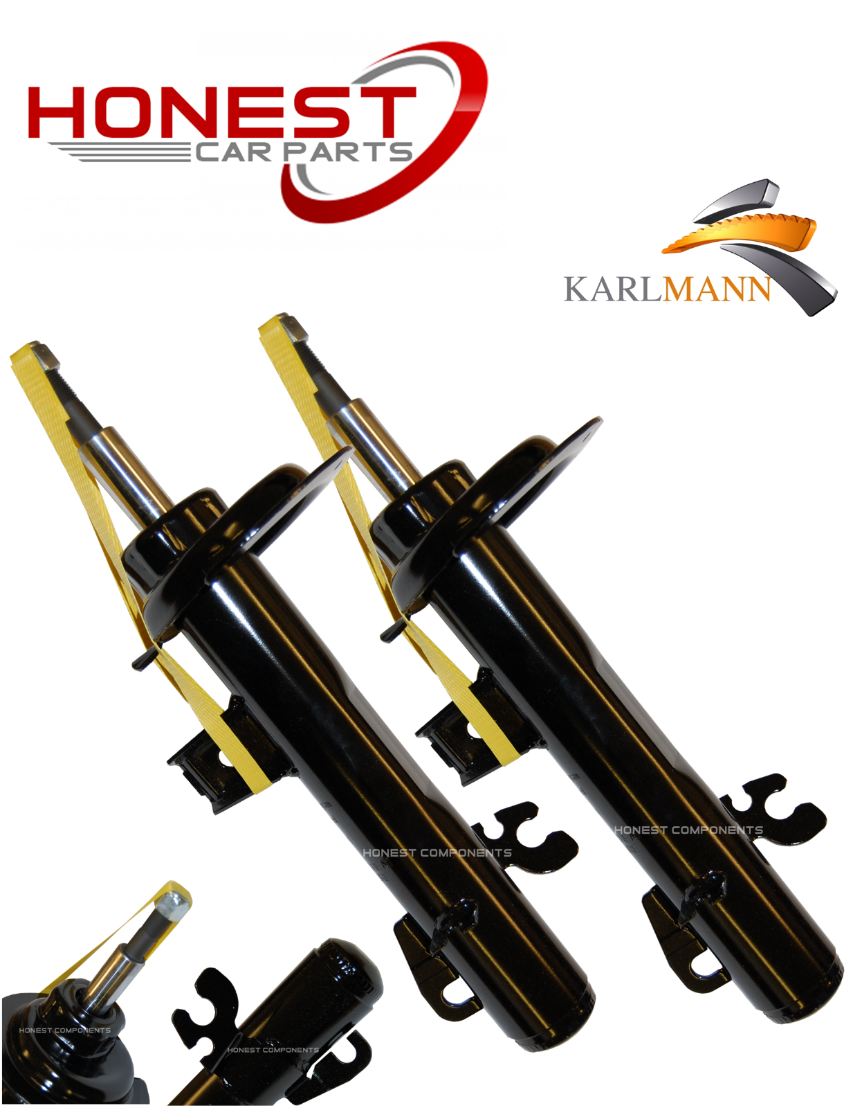 For Mini Cooper One R50 R52 R53 Front Shock Absorbers Shockers Dampers ...