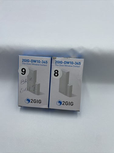 2GIG-DW10-345 Thin Door & Window Contact Security Sensor Lot of 2 ...