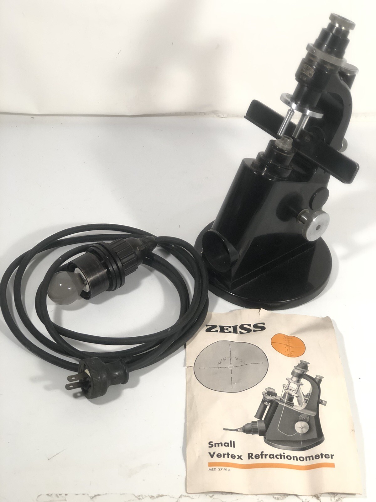 ZEISS Vertex Microscope Refractionometer Lensometer Vertometer ...