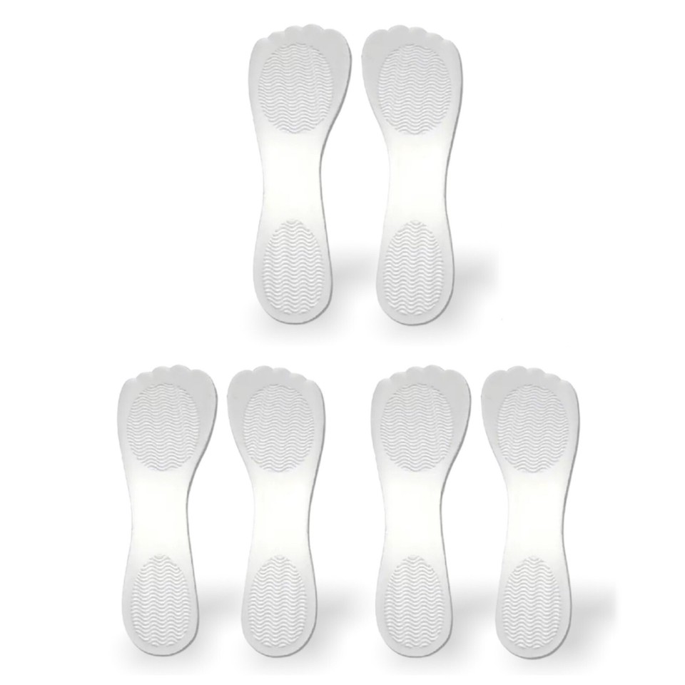 Silicone Gel Self-Adhesive Slim Inserts Insole Liners 2,3,4 Pairs For ...