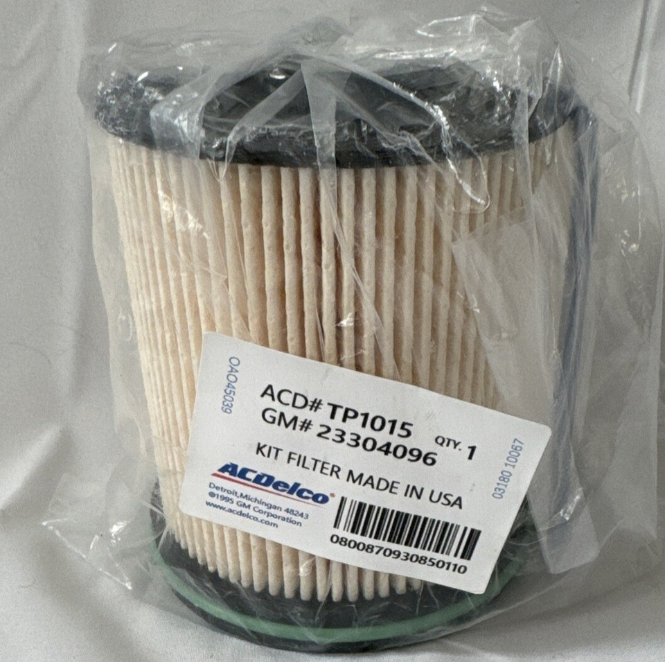 Genuine Pro Fuel Filter Kit & Gaskets Acdelco 23304096 TP1015 for ...