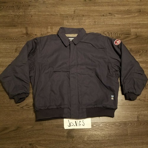 WALLS FR Flame Resistant Insulated Work Jacket Winter coat Heavy Blue ...
