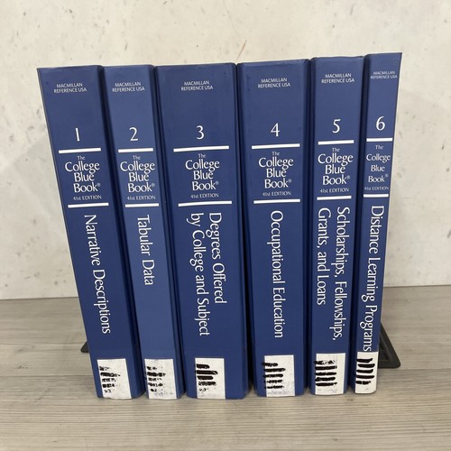 Lot Of 6 The College Blue Book 41st Edition 1-6, Hardcover Books 10/29 ...