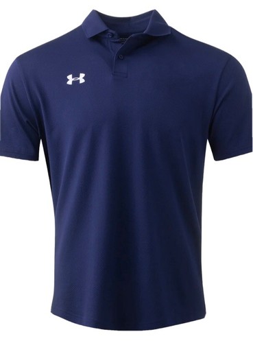 Under Armour Mens Navy Blue Polo Size Medium - Gem