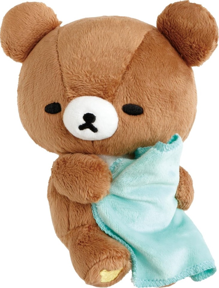 San-X Rilakkuma Good Night Plush Doll Together Sleepy Series ...