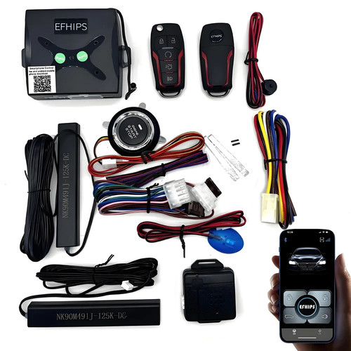 Engine Remote Start Car Alarm Push Start-Stop Button To Start Ignition ...