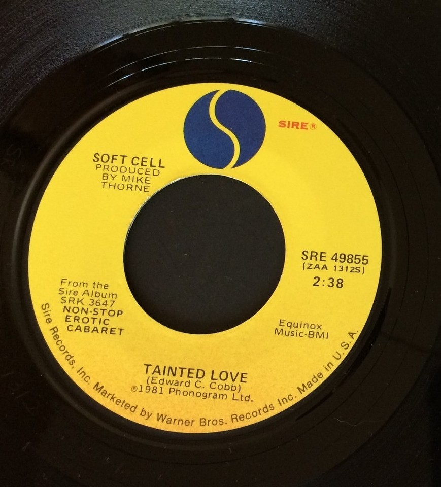 Soft Cell, Sire Records, 1981, "Tainted Love" PS, VG+ | eBay