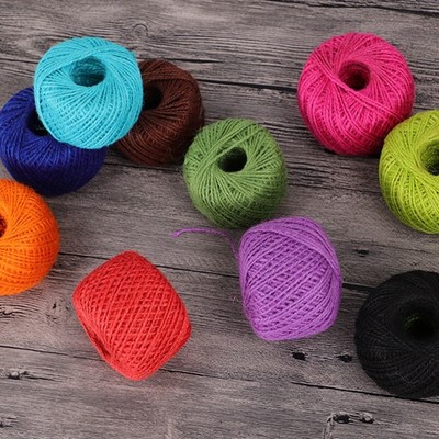 10 PCS Natural Twine String Wired Jute for Crafts Decorative Rope | eBay