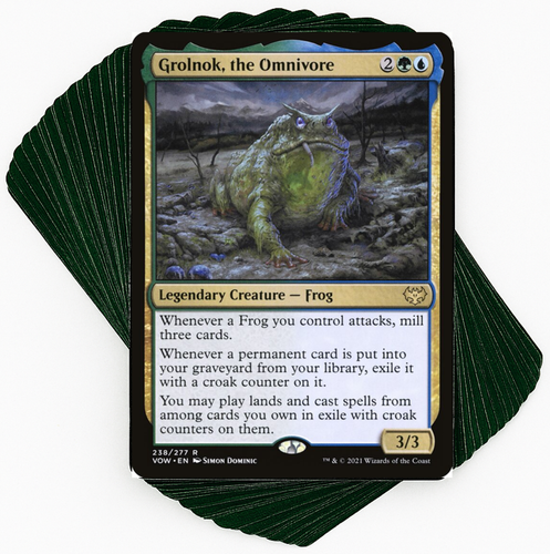 ***Custom Commander Deck*** Grolnok, the Omnivore - Frogs - EDH MTG ...