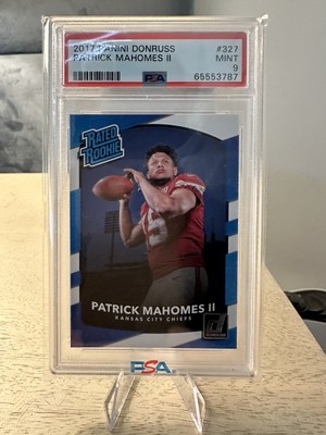 2017 Panini Donruss Patrick Mahomes Rated Rookie PSA 9 #327 | eBay