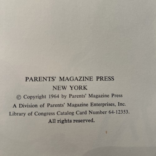 VtTG 1964 "Never Tease A Weasel” Parents Press Children’s Book Conder ...