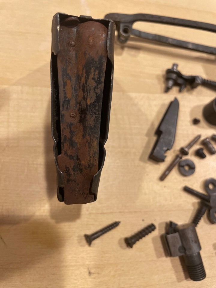 Lee Enfield Parts Lot, Barrel Bands With Swivels, Magazine & Bolt Parts ...