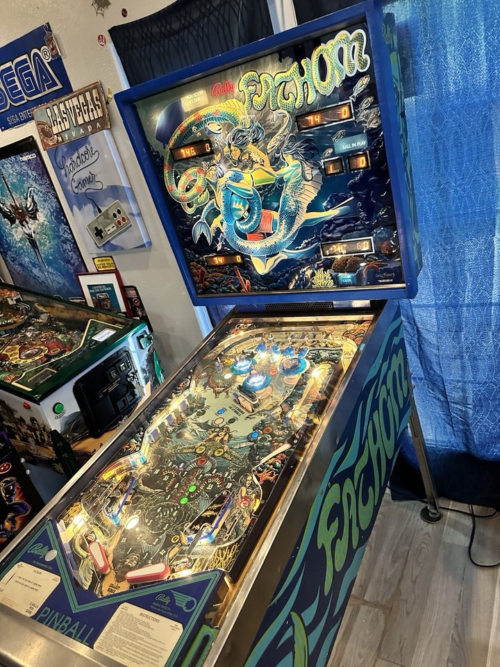 Pinball Machine Original 1981 Bally Fathom, Extremely Rare!!!!! | eBay