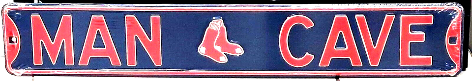 Boston Red Sox Man Cave Steel Street Sign - MLB | eBay