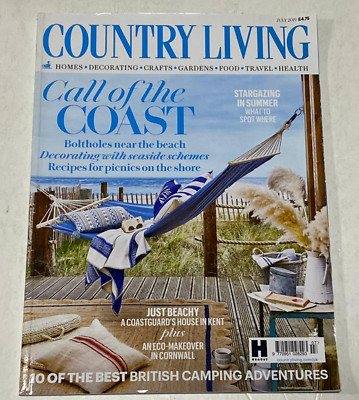 Vintage Country Living Magazine JULY 2019,Call of the Coast,British ...